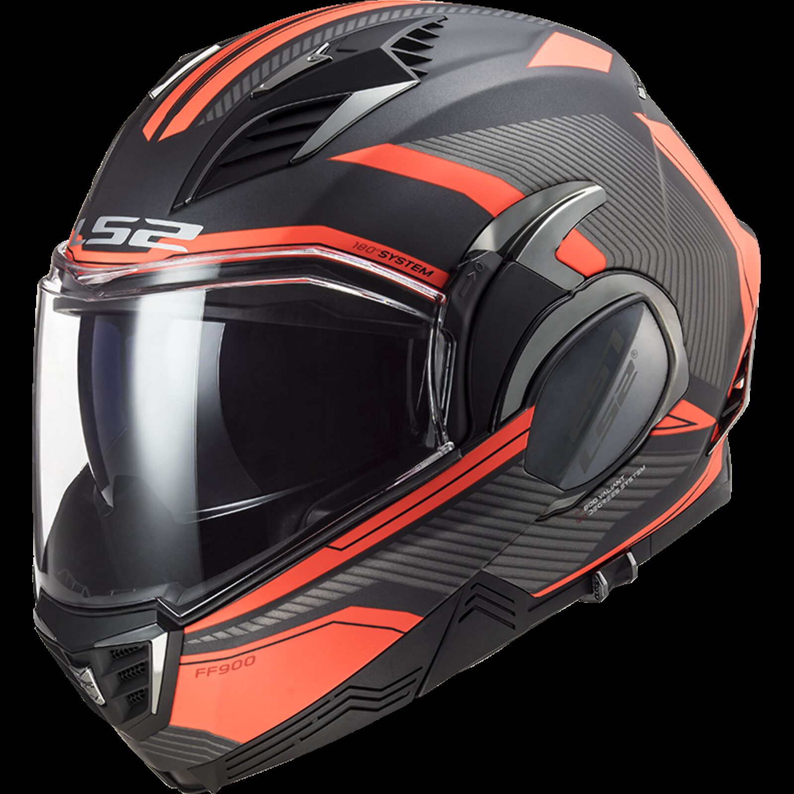 LS2 FF900 VALIANT II REVO MATT TITANIUM ORANGE XS 509002250XS | 2HMOTO