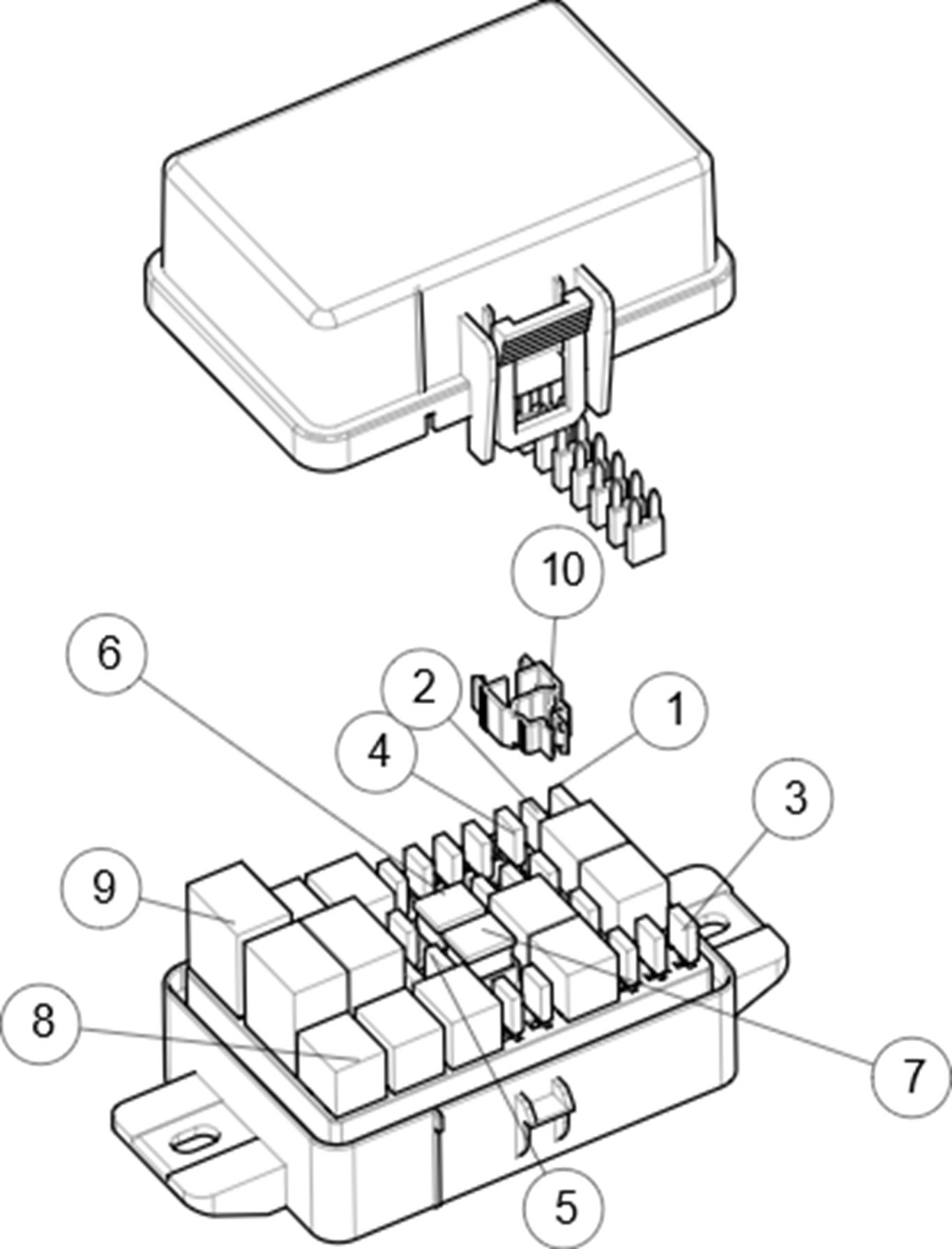FUSE BOX SGW_3_368_ATV570F-A2 | 2HMOTO